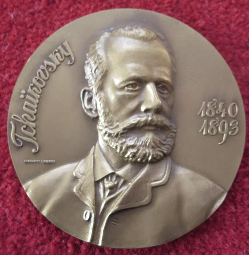 Piotr Czajkowski fi 80mm brąz patynowany | Gdańsk | Kup teraz na ...