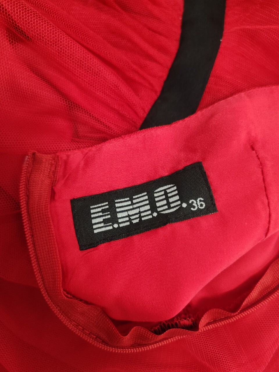 Czerwona sukienka tiulowa midi Lara Emo 36 S | Opole | Kup teraz na ...