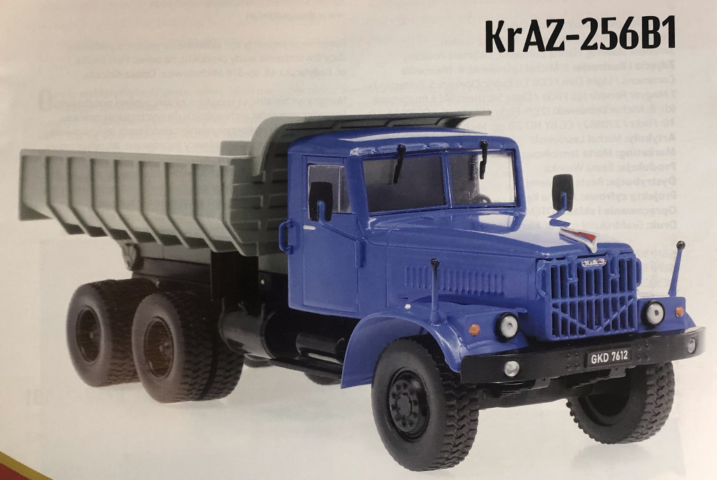 Kraz 256 B1 Kultowe Ciężarówki PRL 1:43 | gliwice | Kup teraz na ...