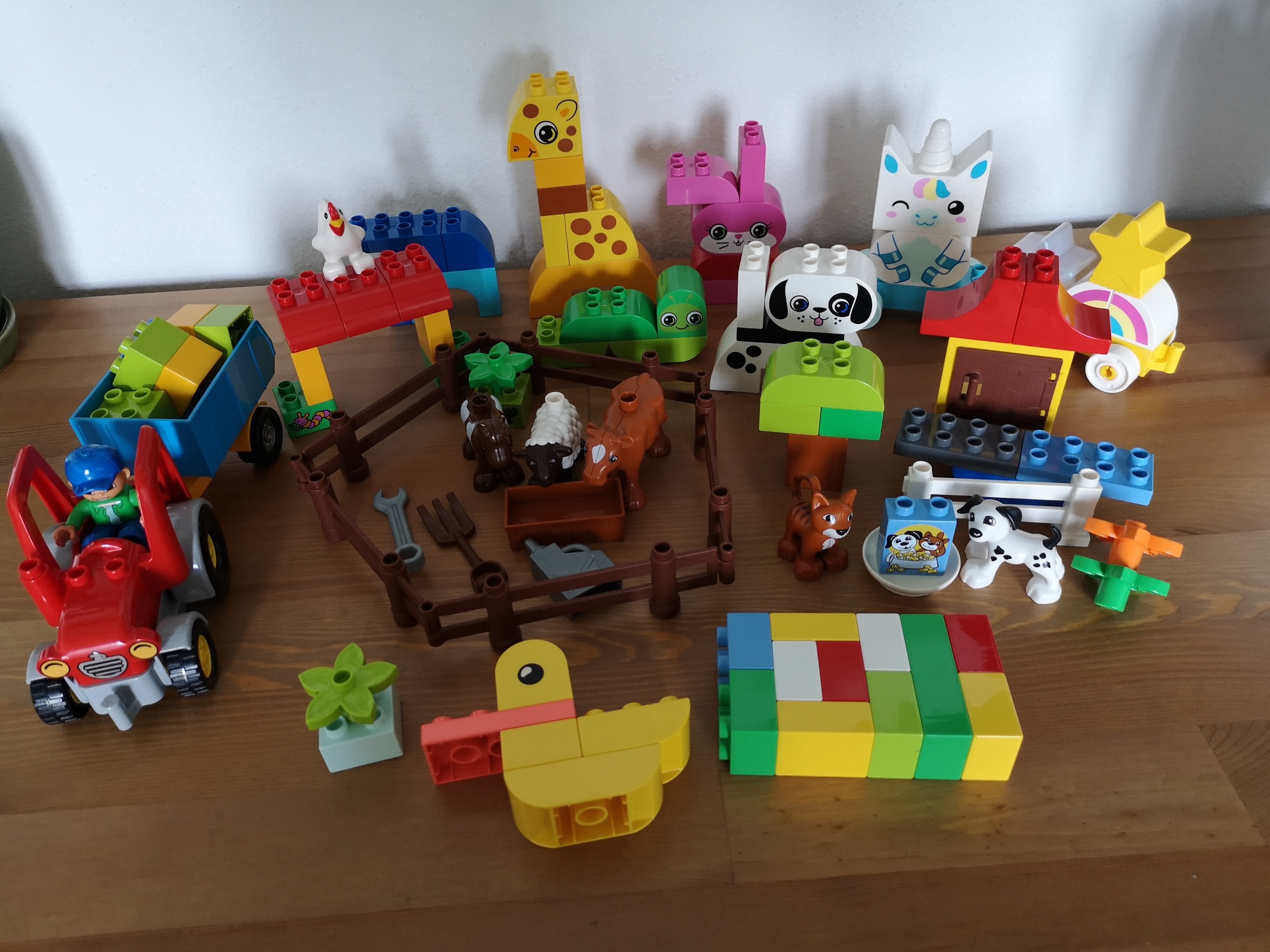 Klocki Lego Duplo 10573 Zwierzęta 10953 Jednorożec 30673 4624 10524 ...