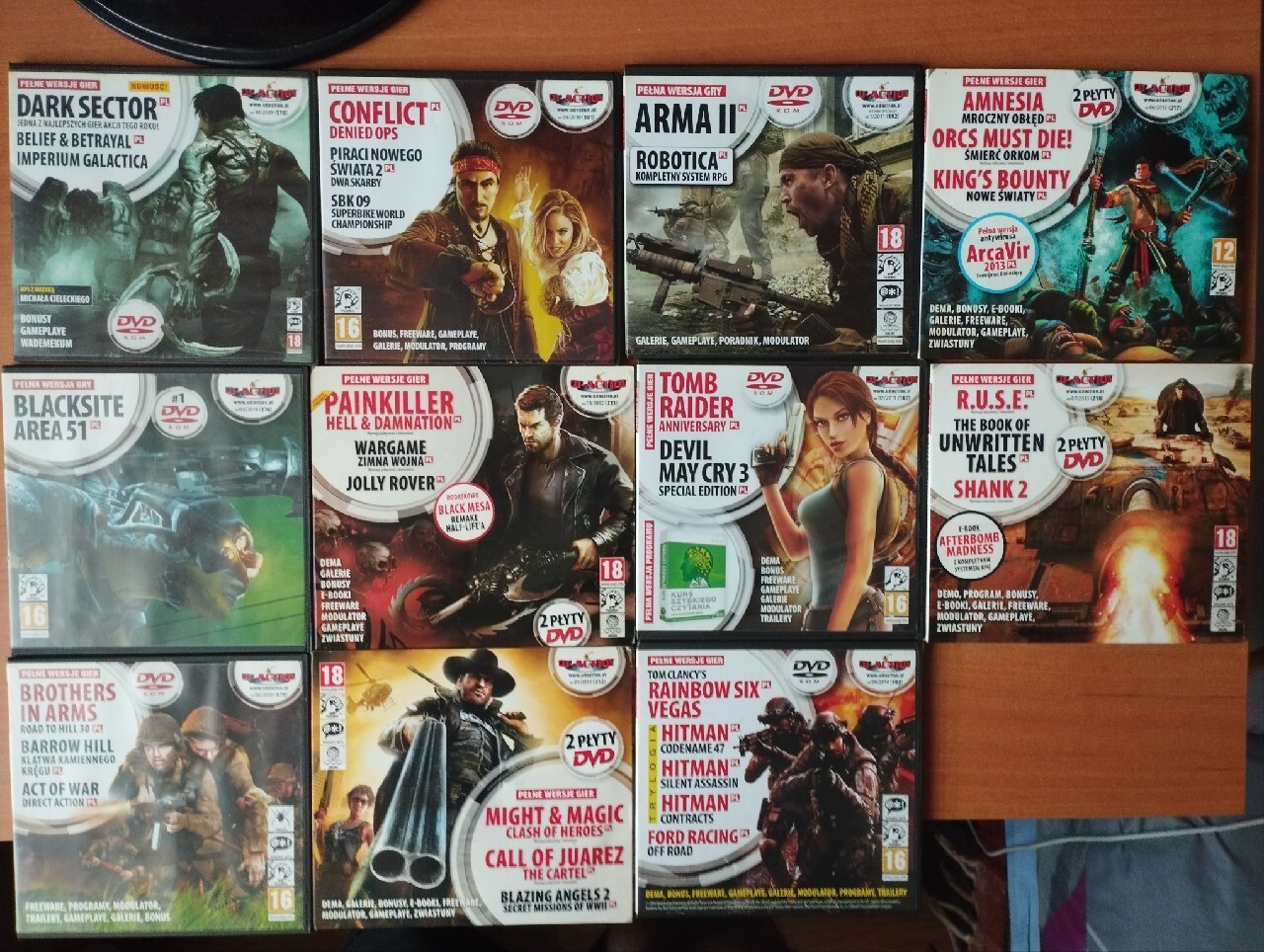Gry Cd-action + Nowa gazeta | Dąbrowa Górnicza | Licytacja na Allegro Lokalnie