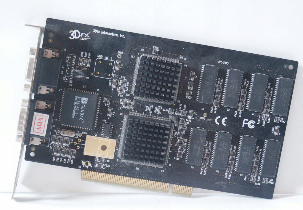 Akcelerator 3DFx Voodoo 1 ATC-2465 4MB PCI Retro | Wrocław | Kup teraz ...