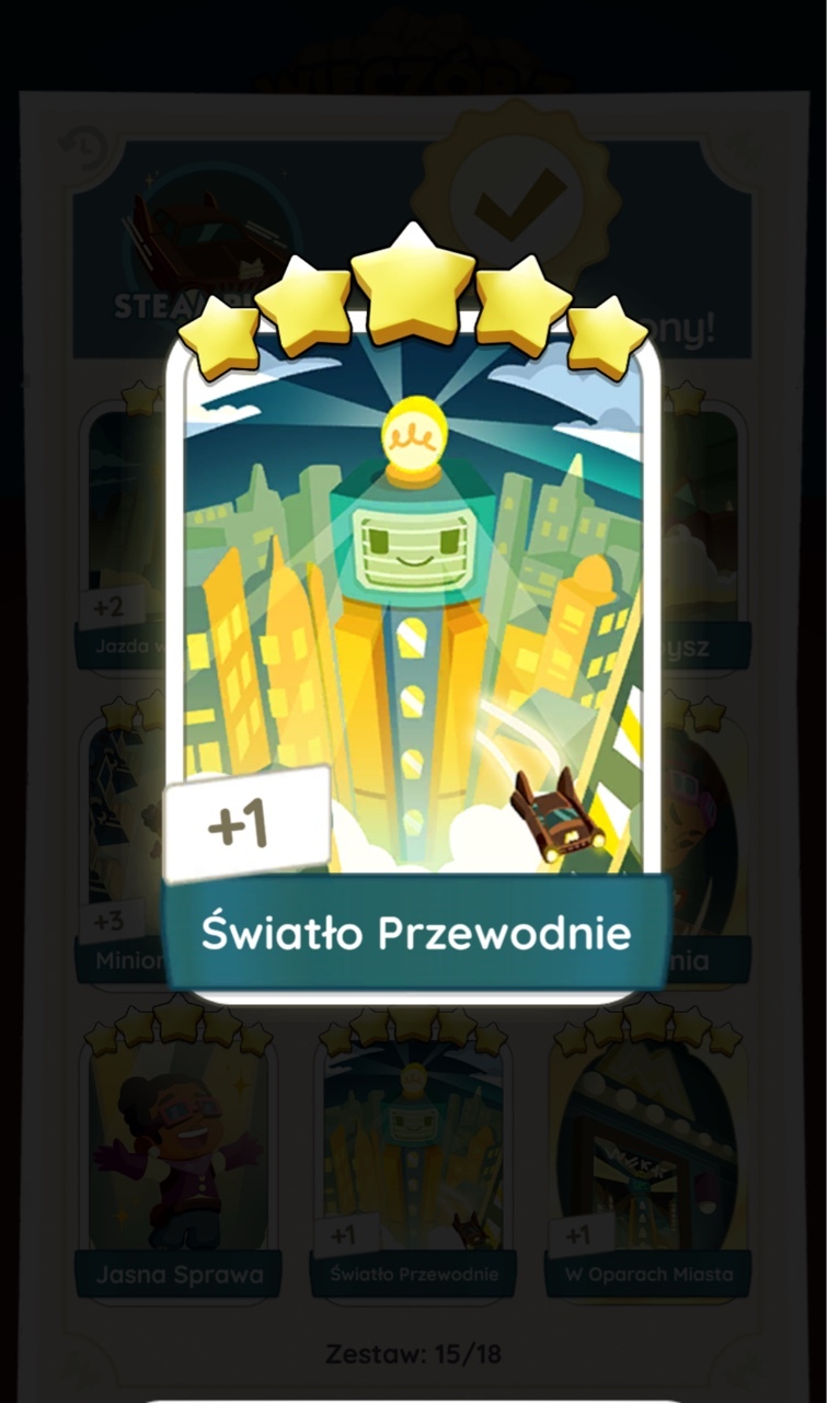 Monopoly go karta naklejka Światło przewodnie set 15 | Wrocław | Kup ...