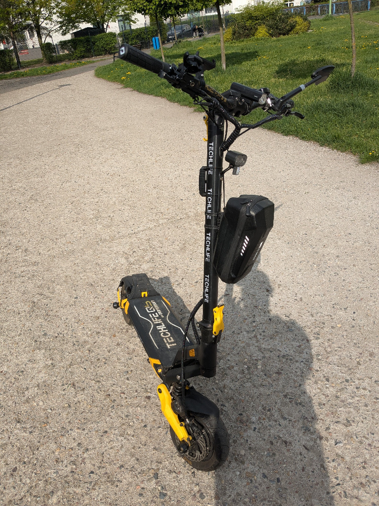 Hulajnoga Techlife Q5 Teverun Blade Mini dużo dodatków i modyfikacji ...