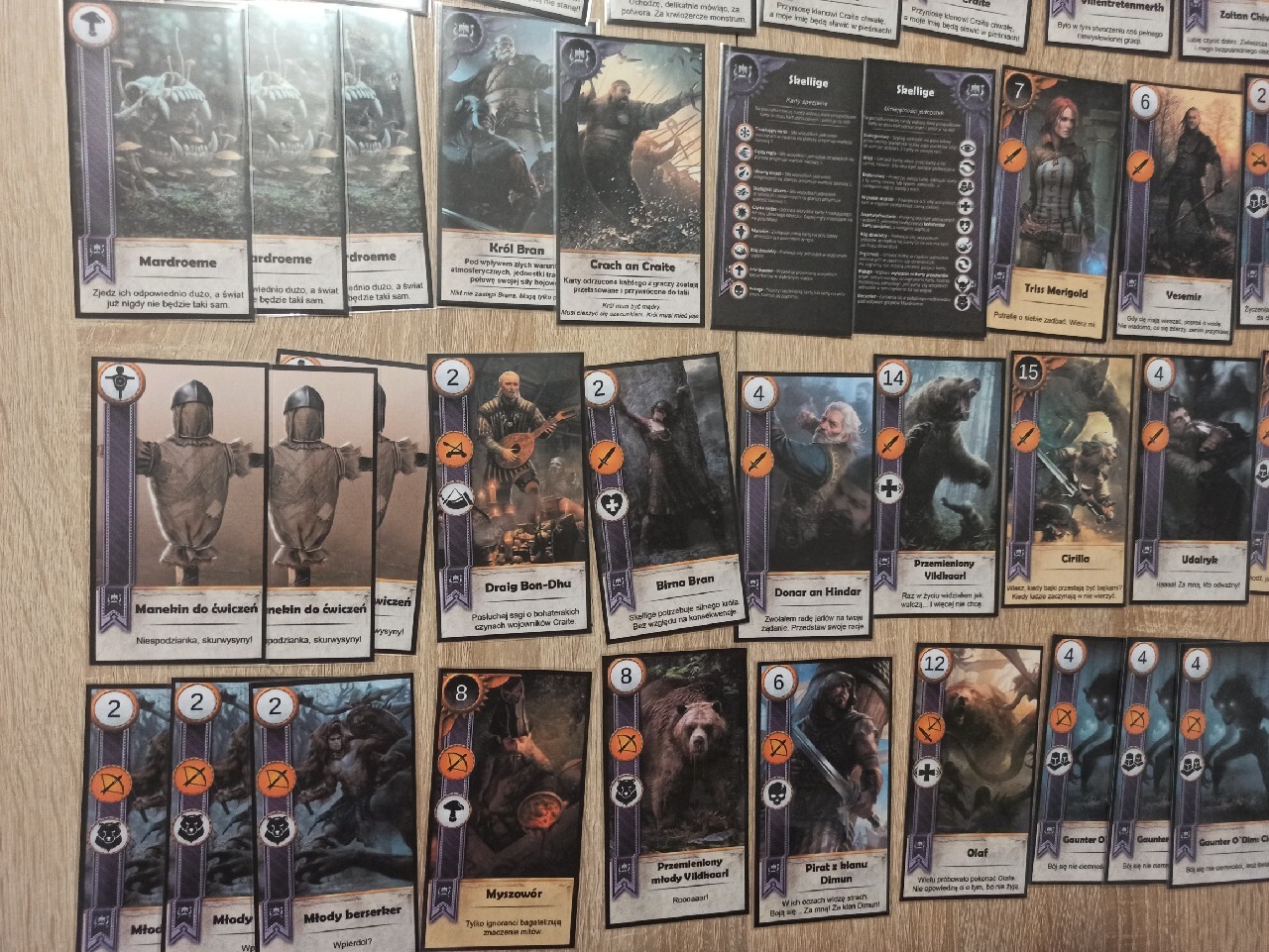 SKELLIGE karty do gwinta Wiedźmin GWINT | Kazimierz Biskupi | Kup teraz ...