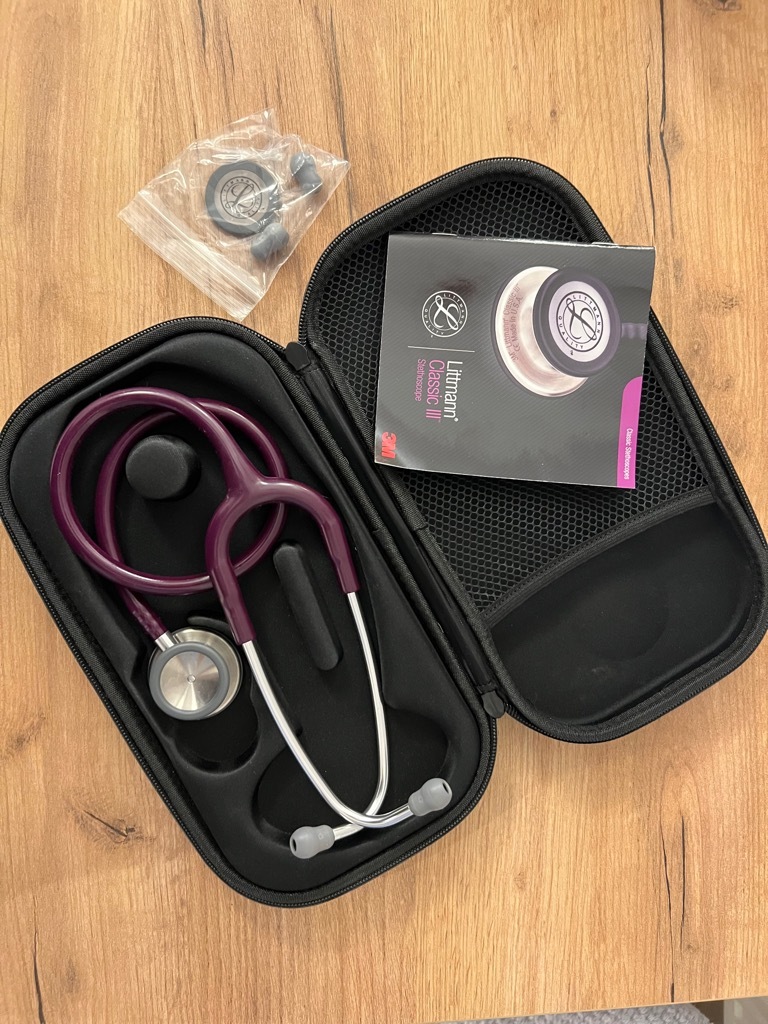 LITTMANN CLASSIC III - ŚLIWKOWY stetoskop + etui | Warszawa | Kup teraz ...