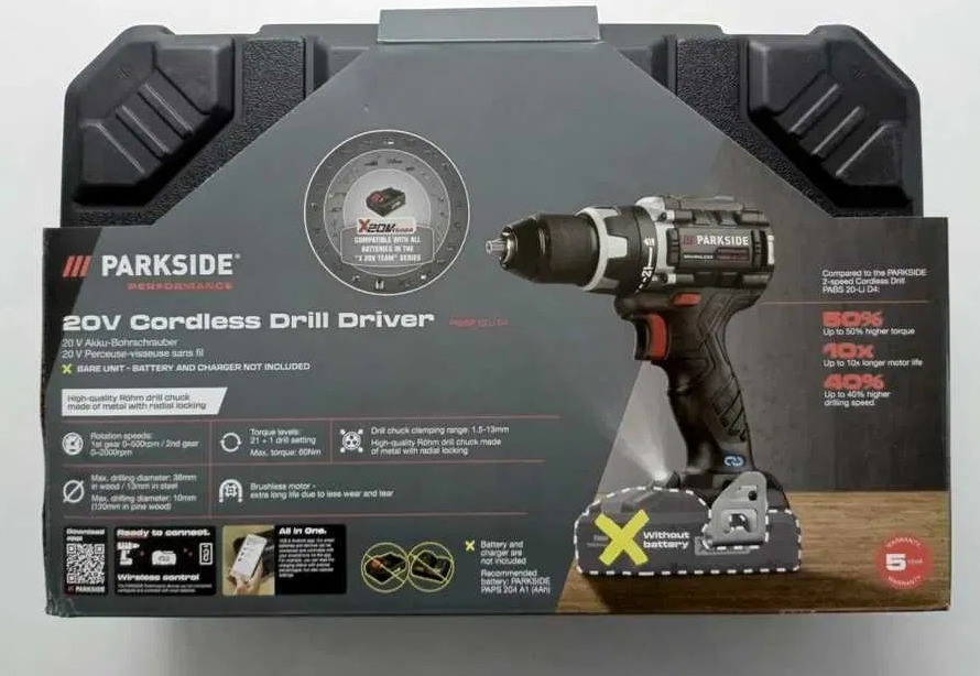 NOWA PARKSIDE PERFORMANCE wiertarka wkrętarka 20V PABSP 20 Li C4 | Warszawa | Kup teraz na ...