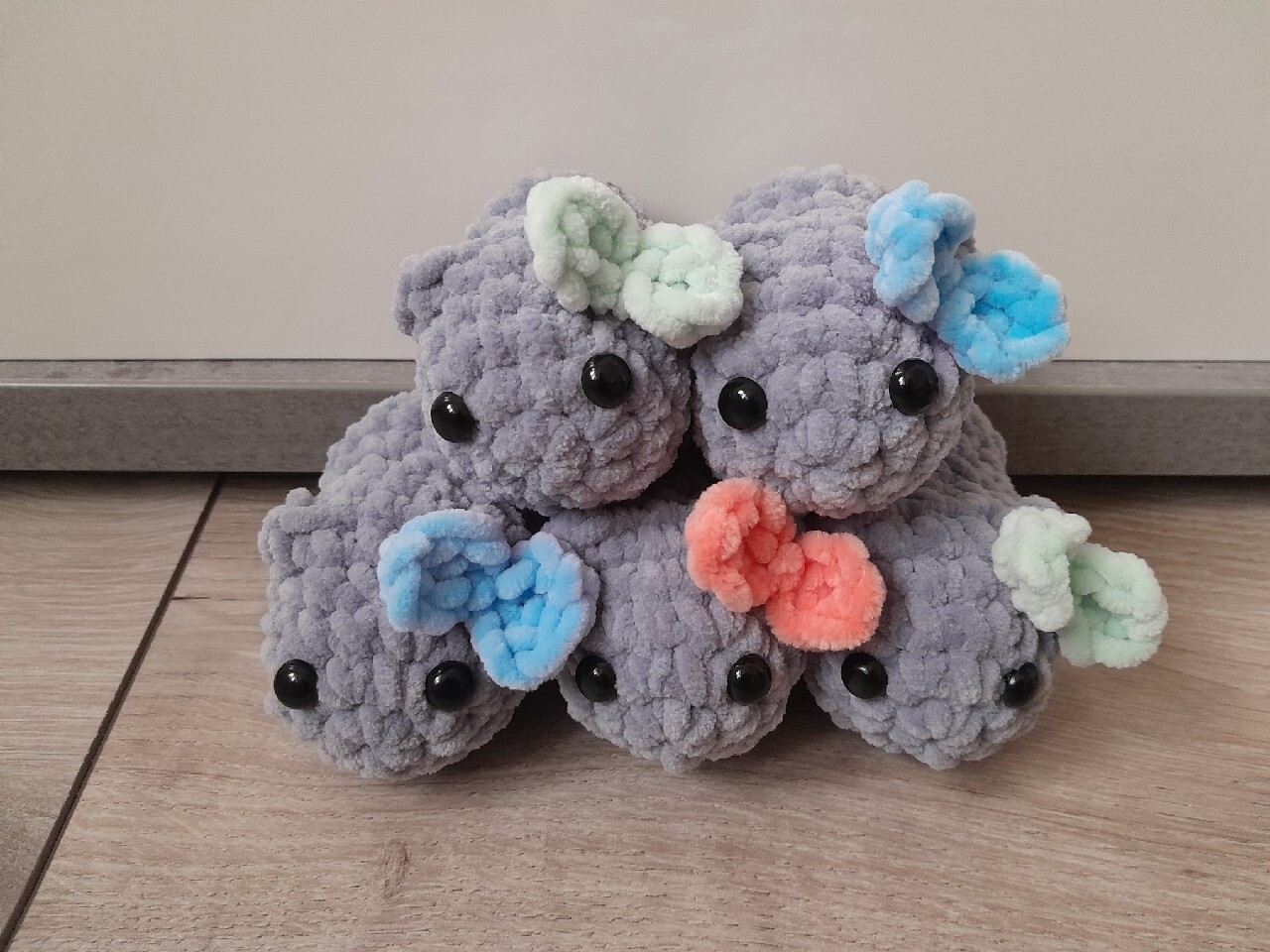 Na szydełku Sad hamster smutny chomik maskotka | Jastrzębie Zdrój | Kup ...