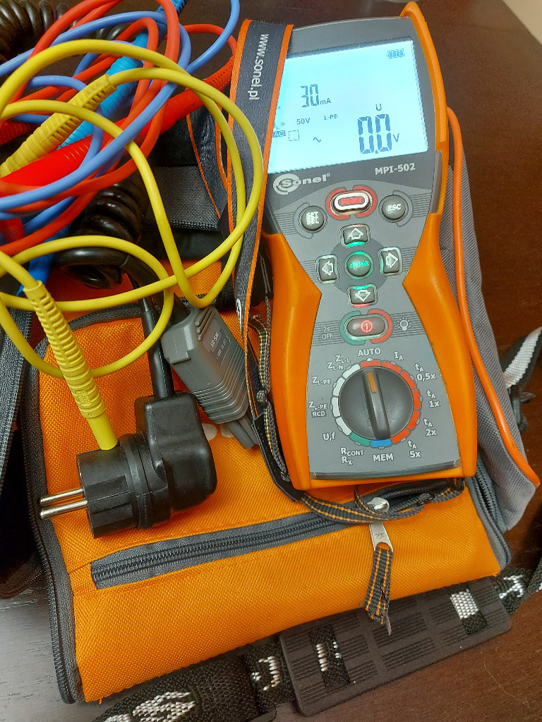 Miernik parametrów instalacji elektr MPI-502 SONEL | Choceń | Kup teraz na Allegro Lokalnie