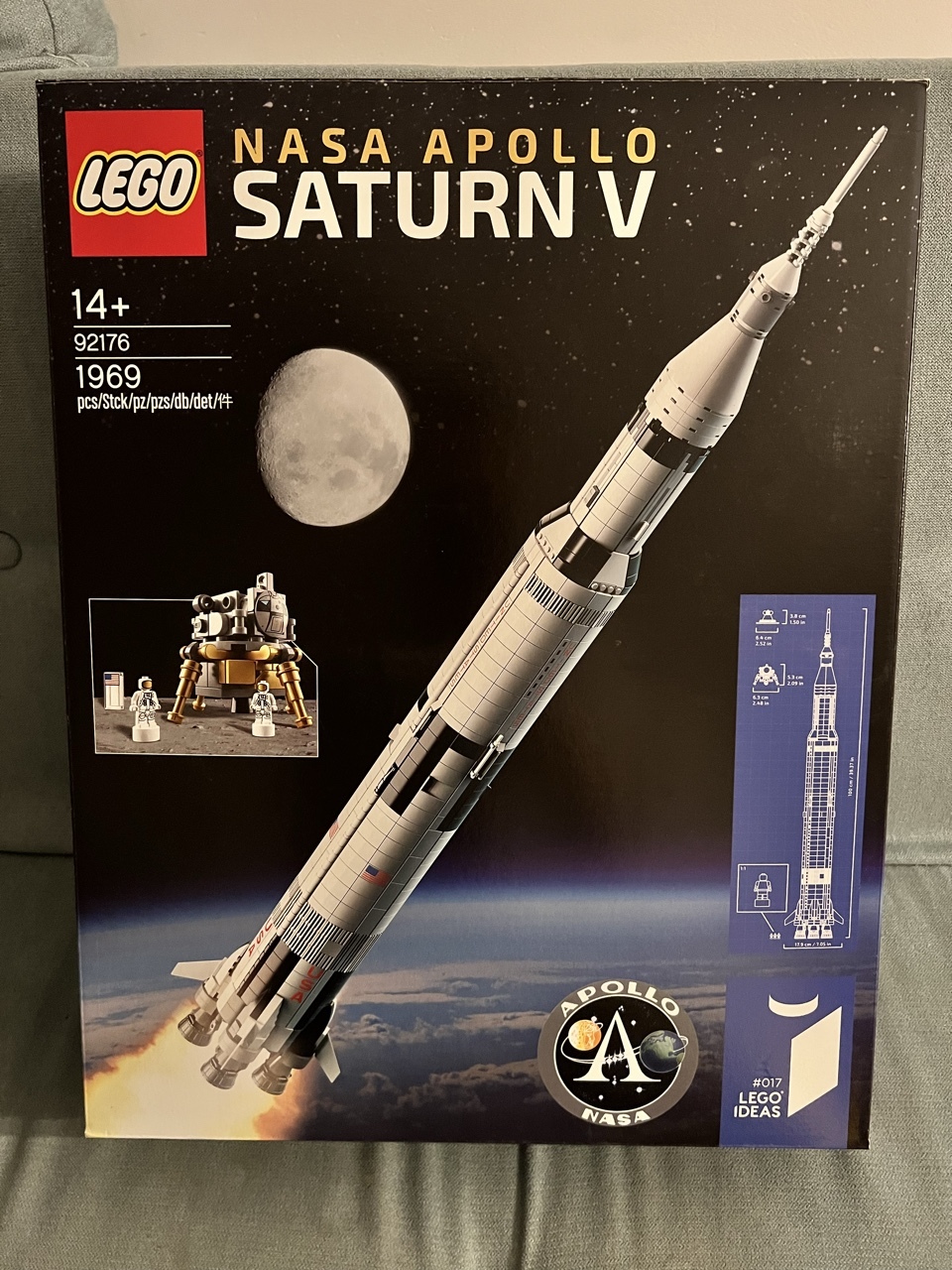 LEGO Ideas 92176 Rakieta NASA Apollo Saturn V UŻYWANY | Kraków | Kup ...