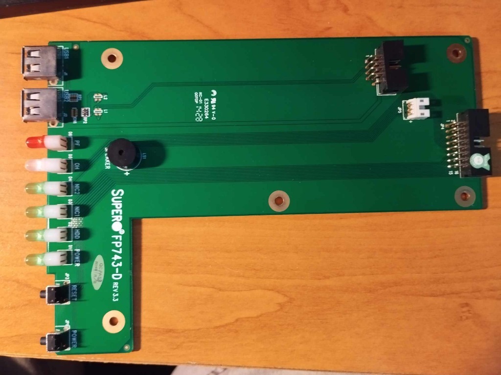 Supermicro FP743D REV 3 3 Front Panel | Kielce | Kup teraz na Allegro ...