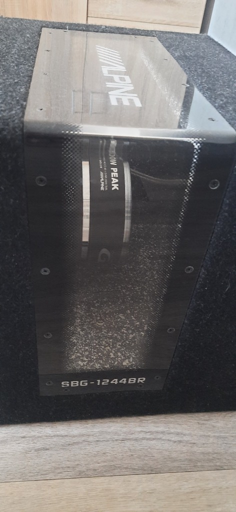 ALPINE SBG-1244BR Subwoofer samochodowy LED | Ruda Śląska | Ogłoszenie ...