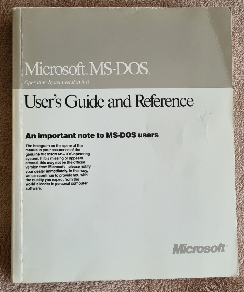 MS-DOS 5.0 Upgrade oryginał (komplet dokumentacji) | Gorzów ...