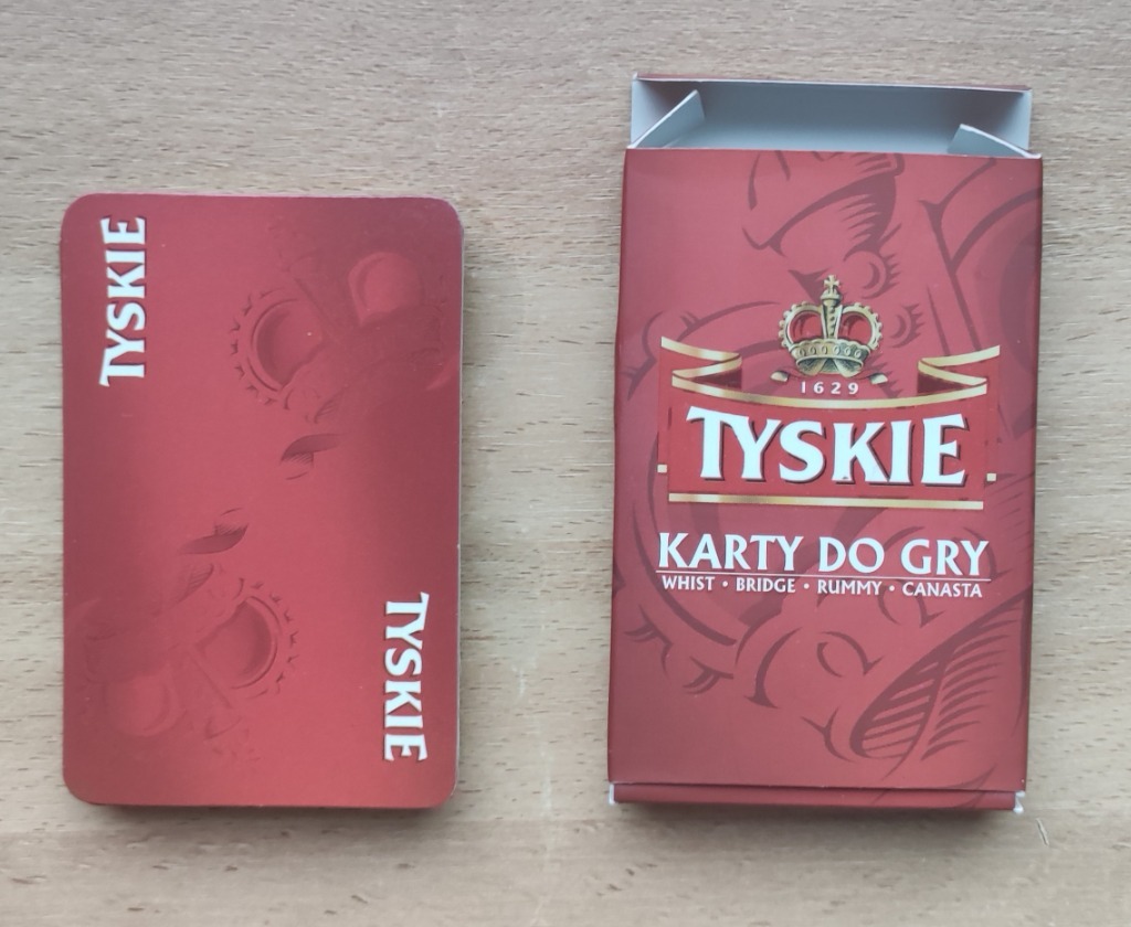 Nowe karty do gry - Tyskie | Warszawa | Kup teraz na Allegro Lokalnie