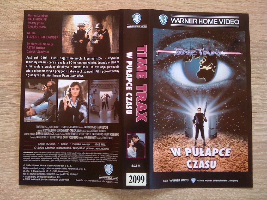 W PUŁAPCE CZASU / TIME TRAX (1993) [VHS] PL | Strzelin | Kup teraz na Allegro Lokalnie
