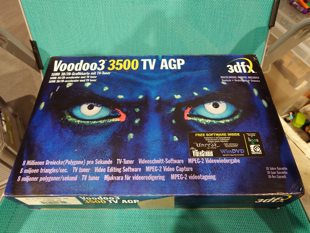 3dfx Voodoo3 3500 TV AGP EU BOX | Grzeboszowice | Licytacja na Allegro ...