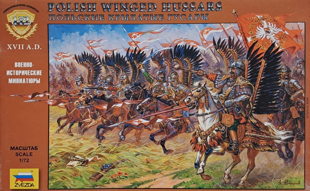 Figurki Polish Winged Hussars – husarze XVII w Zvezda 1 72 | Warszawa ...
