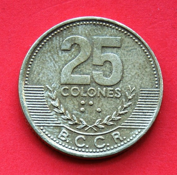 25 Colones 2001 r Kostaryka Costa Rica | Węgorzewo | Kup teraz na ...