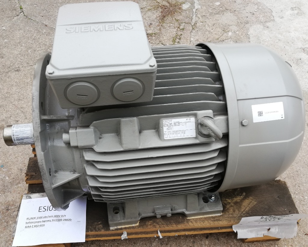 Silnik Elektryczny Siemens 45 kw 1475 obr min 400v | Kiekrz | Ogłoszenie na Allegro Lokalnie