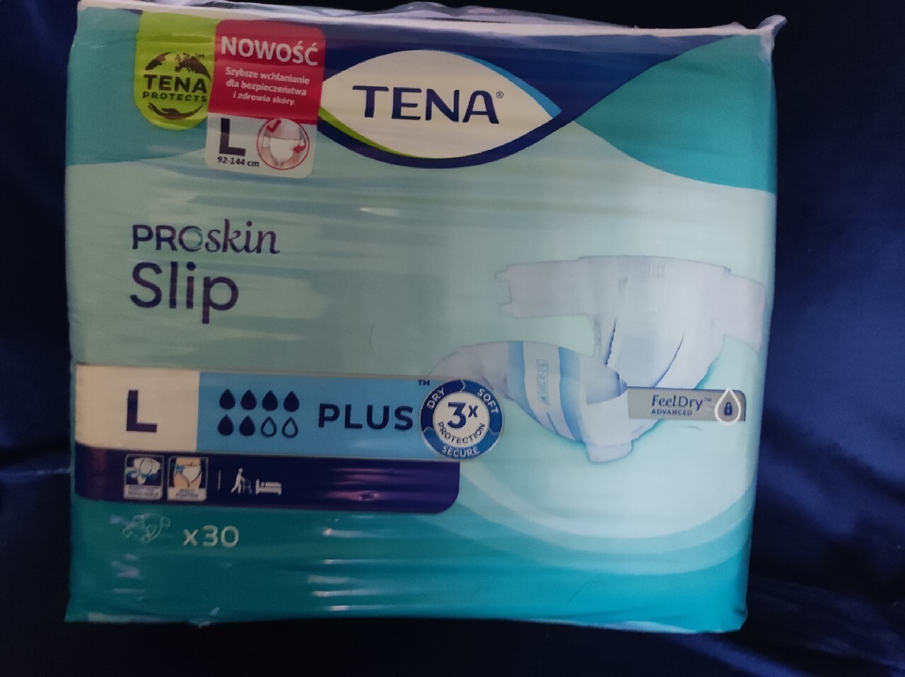 Pampersy dla dorosłych, Tena Slip Plus, rozmiar L | Wrocław | Kup teraz na Allegro Lokalnie