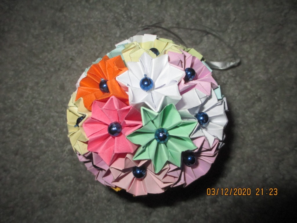 bombka z origami modułowego 3 rodzaje | WARSZAWA | Kup teraz na Allegro ...