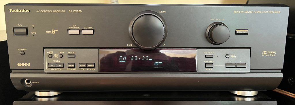 Amplituner Technics SADX750 RDS 5 1 AVControlReceiver Dolby DSP Optical TV | Gorzów Wielkopolski ...