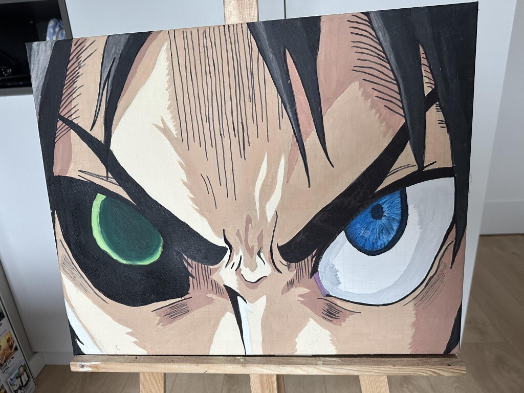 Eren z attack on titan wym 50 40 | Wrocław | Ogłoszenie na Allegro Lokalnie