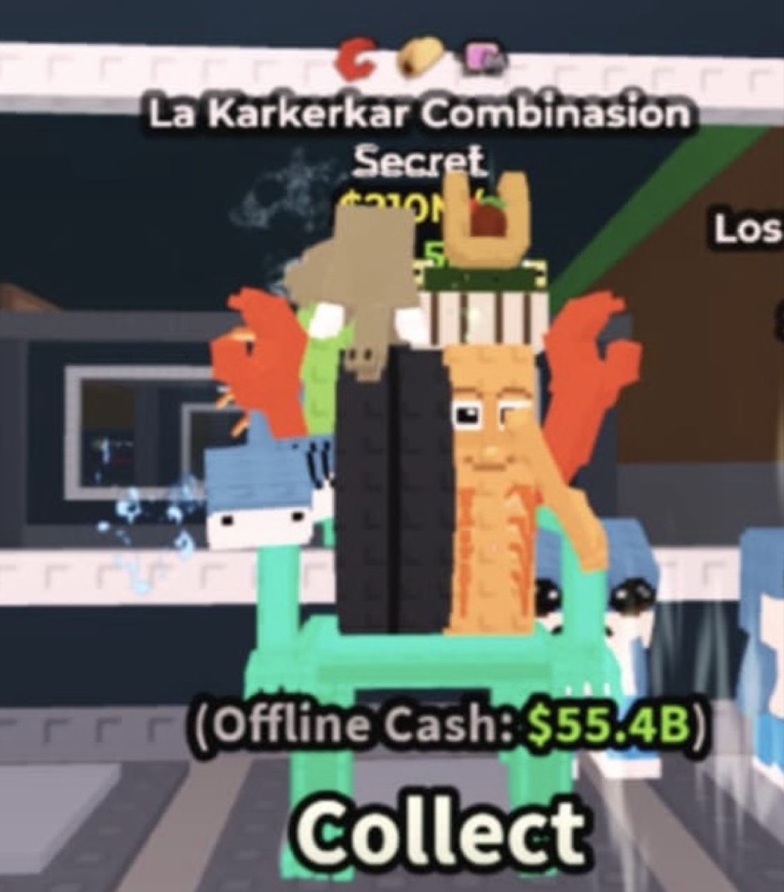 La karkerkar combinasion 210m/s sab steal a brainrot | Warszawa | Kup ...