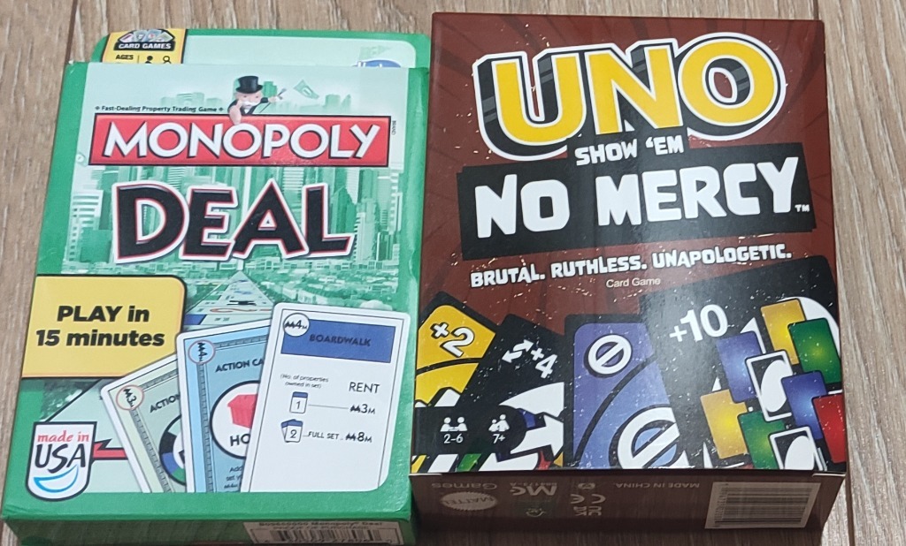 Uno No Mercy Monopoly Deal Zestaw Gier Planszowych Karciana | Kalisz ...