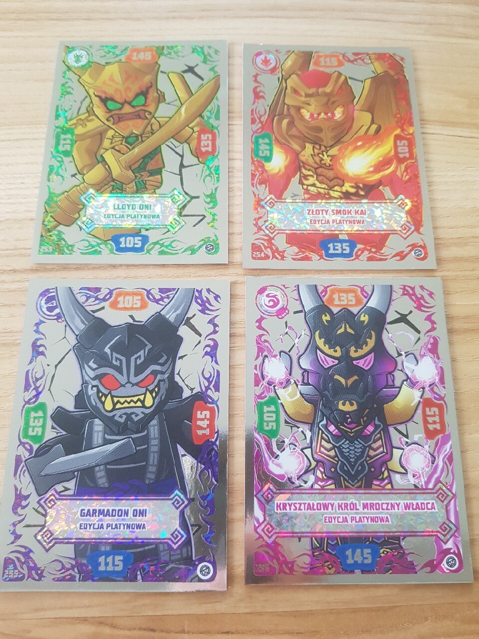 Karty Lego Ninjago 8 platy na sztuki | Chudów | Kup teraz na Allegro ...