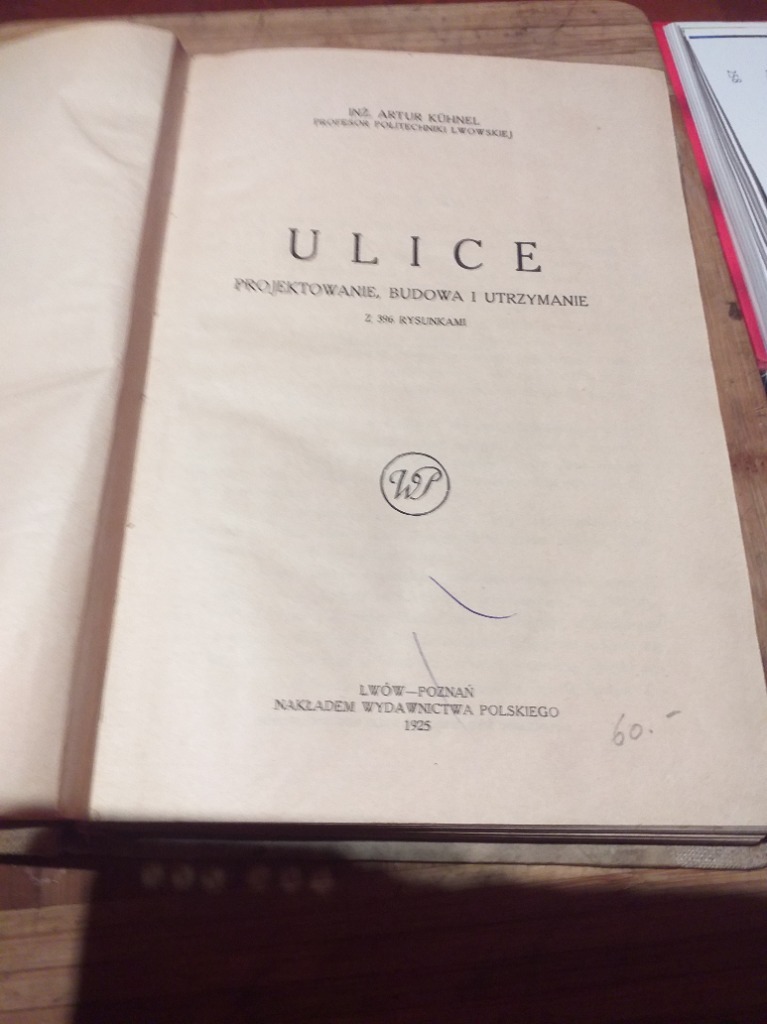 Kuhnel Ulice projektowanie budowa utrzymanie 1925 Lwow | Wolomin | Licytacja na Allegro Lokalnie