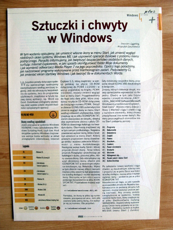 PC WORLD plus 2001/03 porady Windows 95 98 NT inne | Lublin | Kup teraz na Allegro Lokalnie