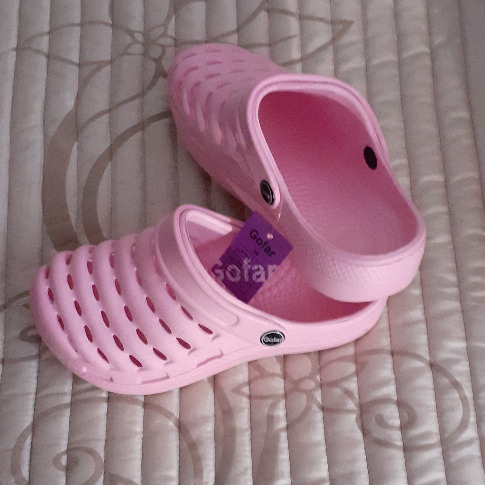 KROKSY LEKKIE KLAPKI CHODAKI kolor różowy 40 | Kraków | Kup teraz na ...