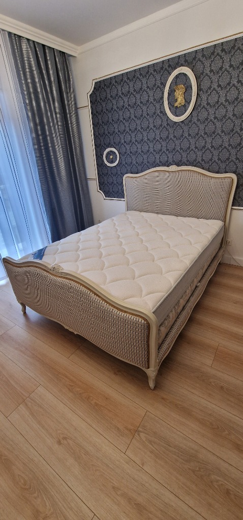 Łóżko styl Ludwik XV z 1958 roku | Mielec | Kup teraz na Allegro Lokalnie