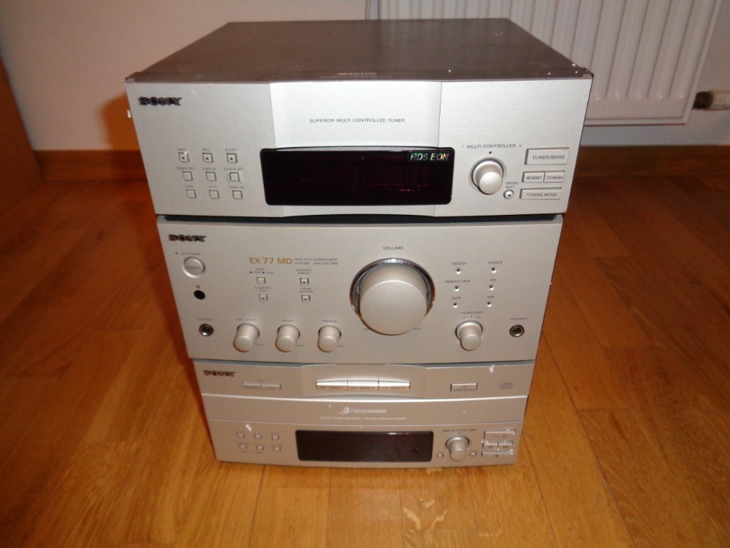 SONY EX 77 MD Wieża Wzmacniacz + CD | Warszawa | Kup teraz na Allegro ...