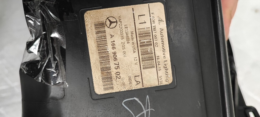 Mercedes-Benz Lampa Full Led OE A1669067502 | Staniszewo | Ogłoszenie ...