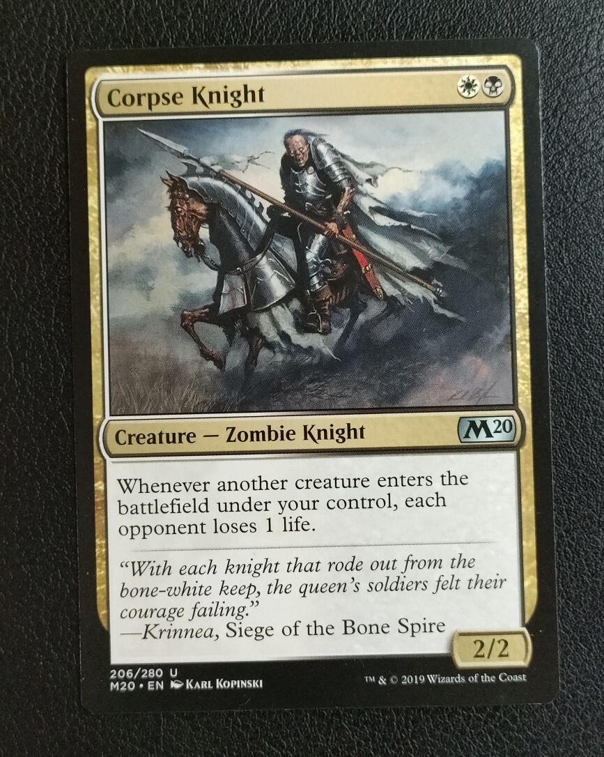 Corpse Knight karta MTG | Marki | Kup teraz na Allegro Lokalnie