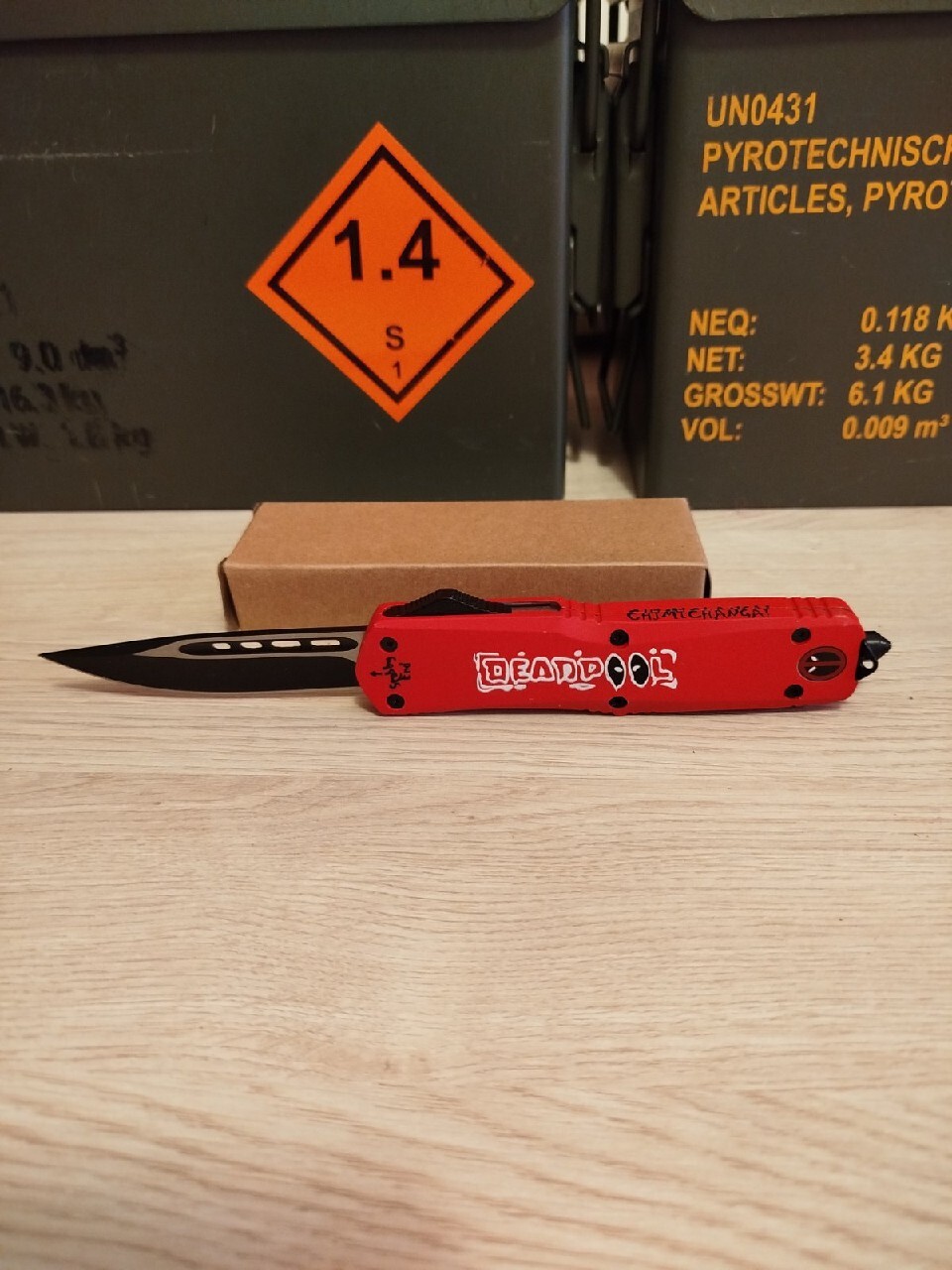 Nóż microtech kopia scyzoryk Spręży DEADPOOL | Warszawa | Kup teraz na ...