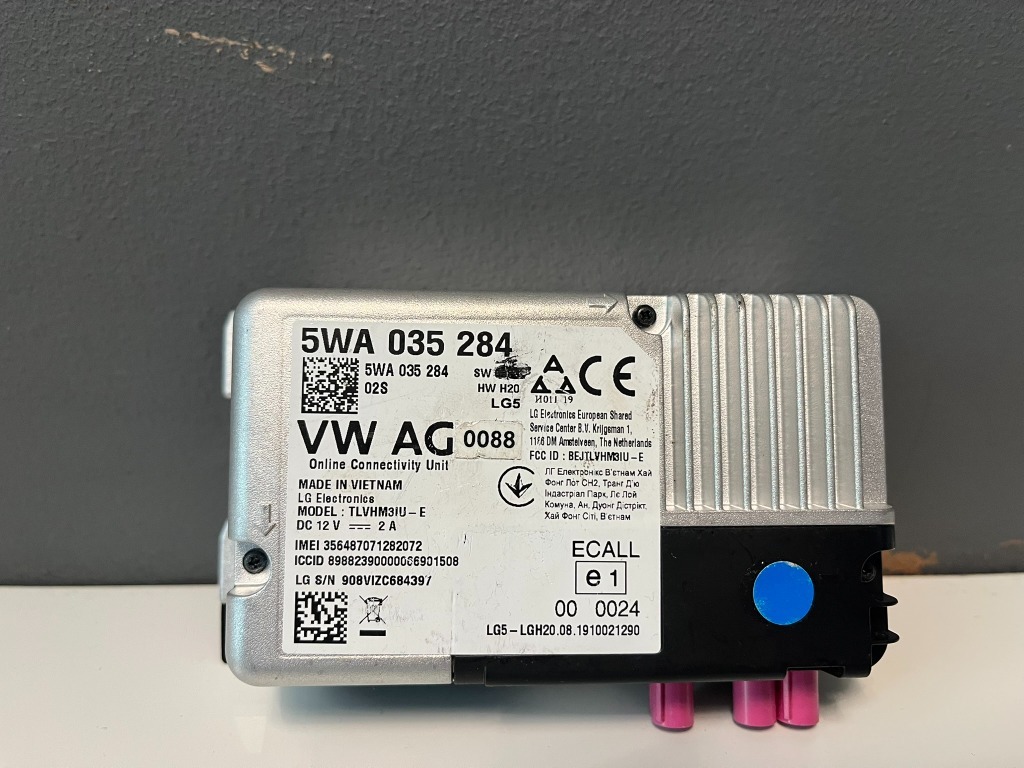 MODUŁ STEROWNIK VW 5WA035284 | Swarzędz | Kup teraz na Allegro Lokalnie