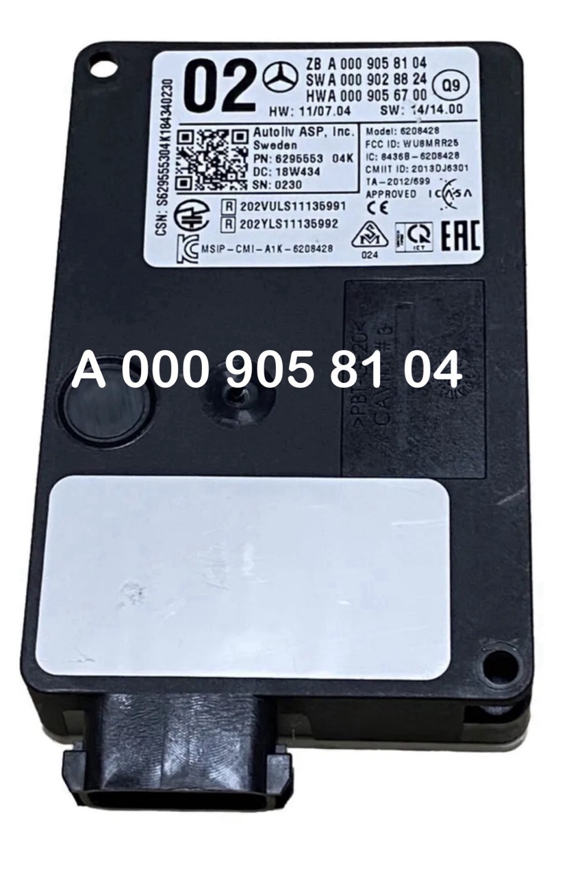 Radar sensor czujnik martwego pola ACC A0009058104 Mercedes-Benz lift ...