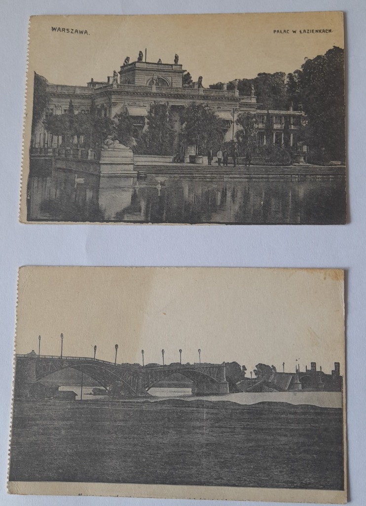 WARSZAWA KARTY POCZTOWE I wojna światowa i II RP | Tuchów | Kup teraz ...