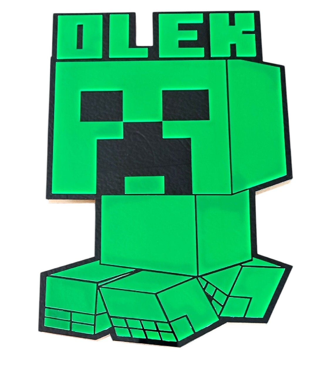 Lampka Creeper Minecraft do powieszenia na ścianę LED prezent ozdoba | Łucjanowo | Kup teraz na ...