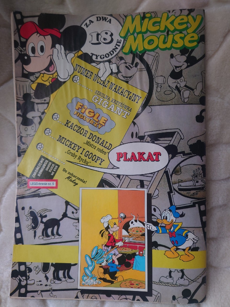 KOMIKS MICKEY MOUSE NR 17/1993 PLUS PLAKAT!!! | Tarnowskie Góry | Kup teraz na Allegro Lokalnie