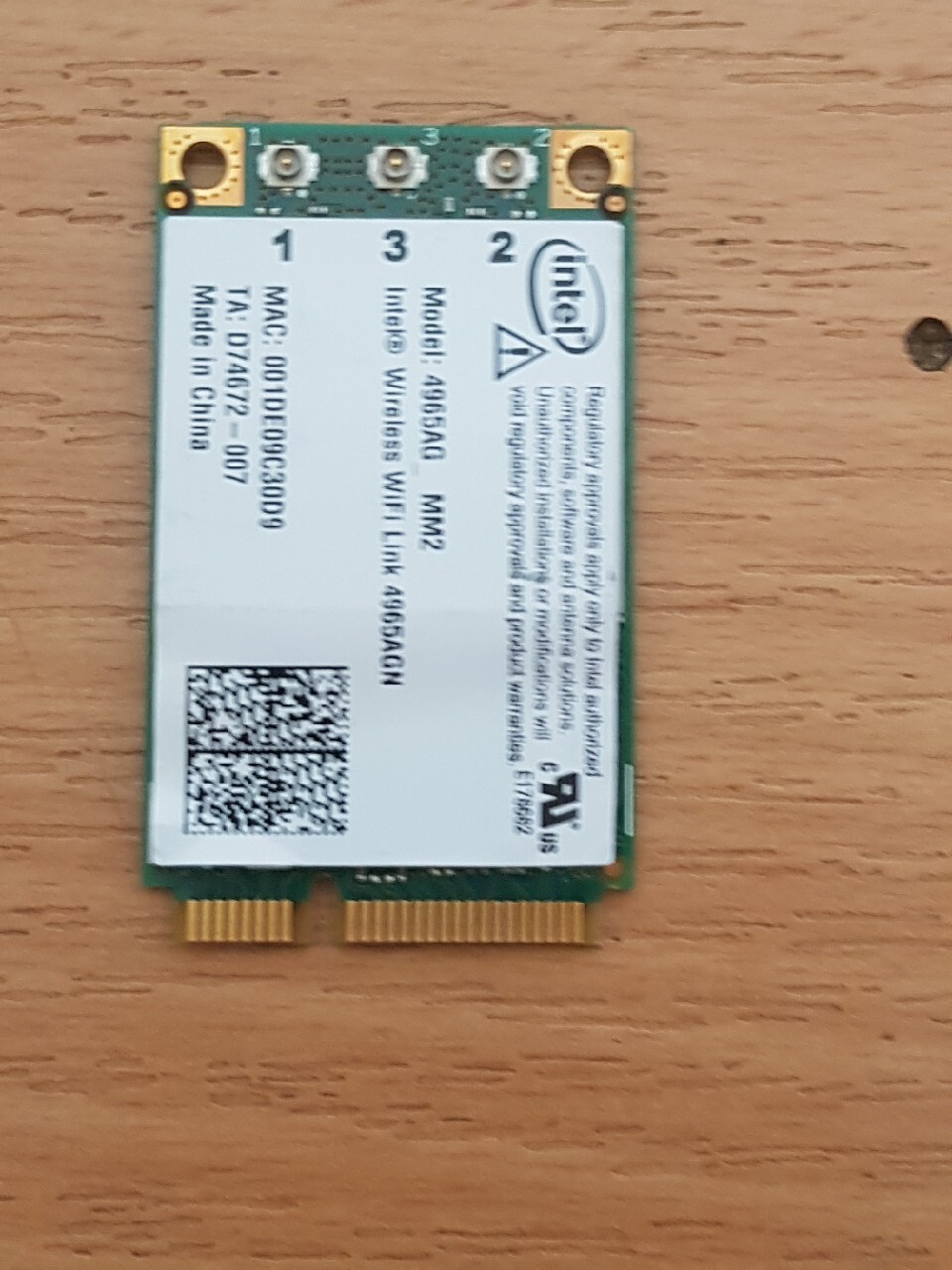 KARTA WIFI 4965AG MM2 | Warszawa | Kup teraz na Allegro Lokalnie