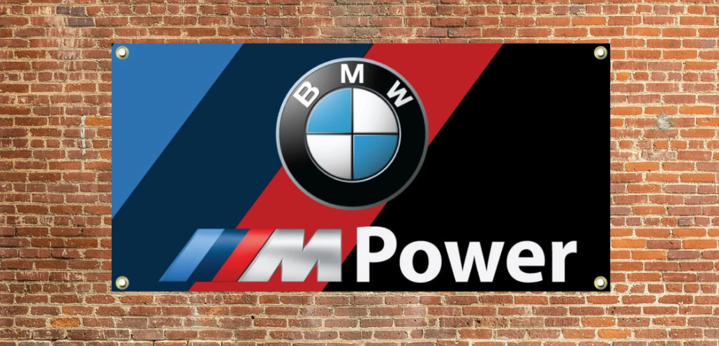Baner plandeka BMW MPower Performance 150x60cm | Wrocław | Kup teraz na ...