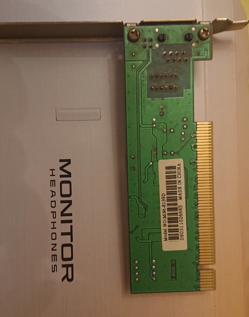 Karta sieciowa Realtek PCI RTL8139D z diodami | Brodnica | Kup teraz na ...