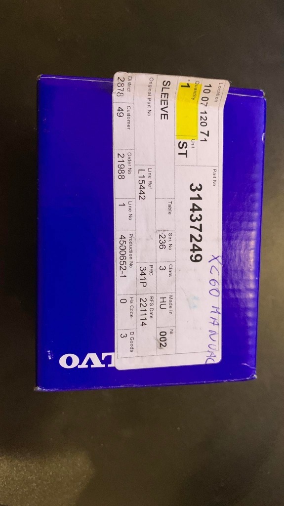 Volvo OE 31437249 Tuleja przekładni kątowej,manual | Szczecin | Kup ...