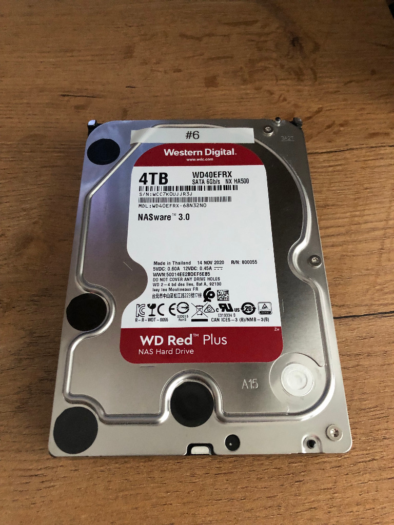 Western Digital WD40EFRX-68N32N0 4.0TB | Kraków | Licytacja na Allegro ...