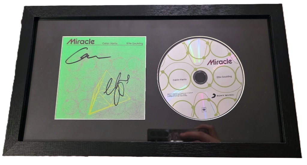 Autograf Calvin Harris & Ellie Goulding - Miracle CD z autografami w ...