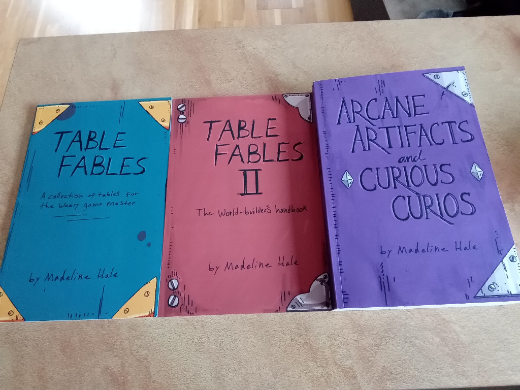 Kolekcja Table Fables - tablice dla mistrza gry, Madeline Hale ...